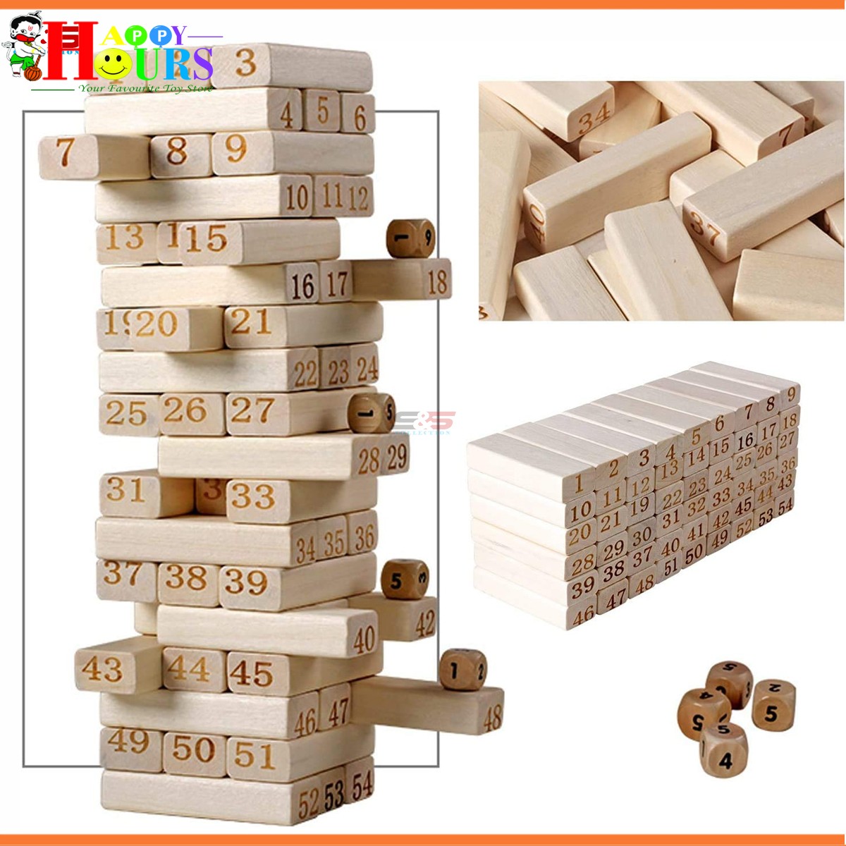ZENGA TOYS BLOCKS WITH DICE